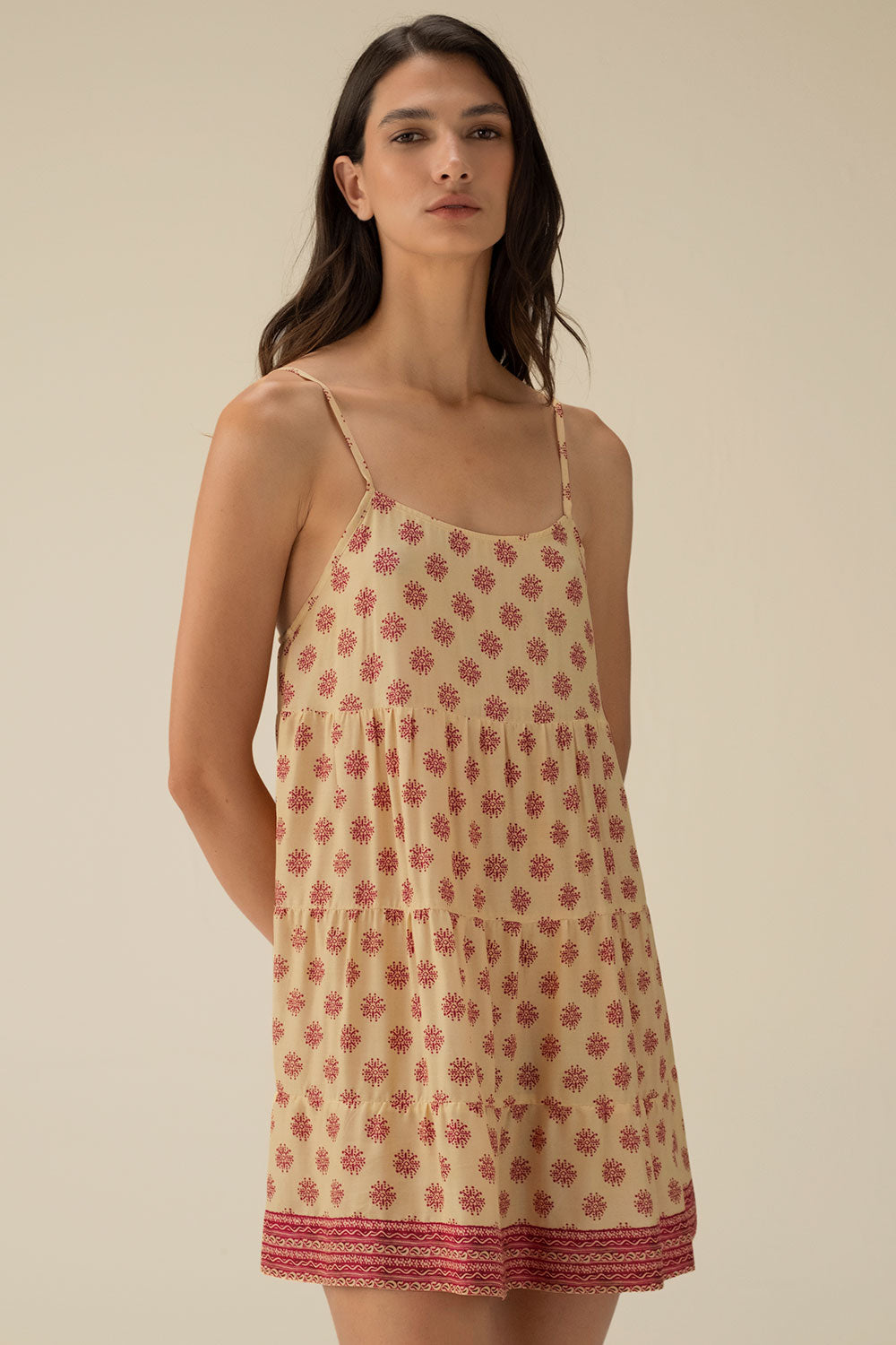 Batola estampada con top interno – Touché Colombia